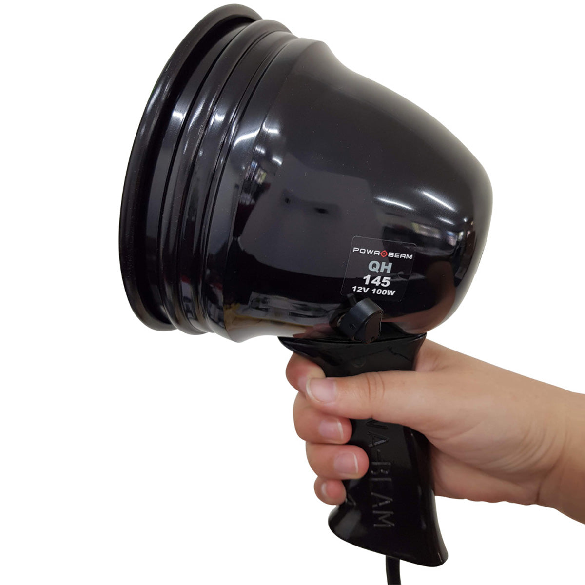 145mm QH 100W Hand Held Spotlight – Hard Hits Hunting Supplies