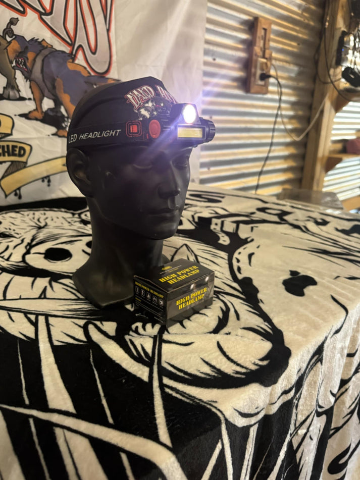 High Power rechargeable head lamp – Hard Hits Hunting Supplies